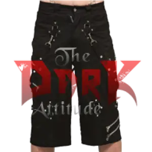 Men's Gothic Shorts | Alt - Punk Rock- EMO - Steampunk - Bondage Cargo ...