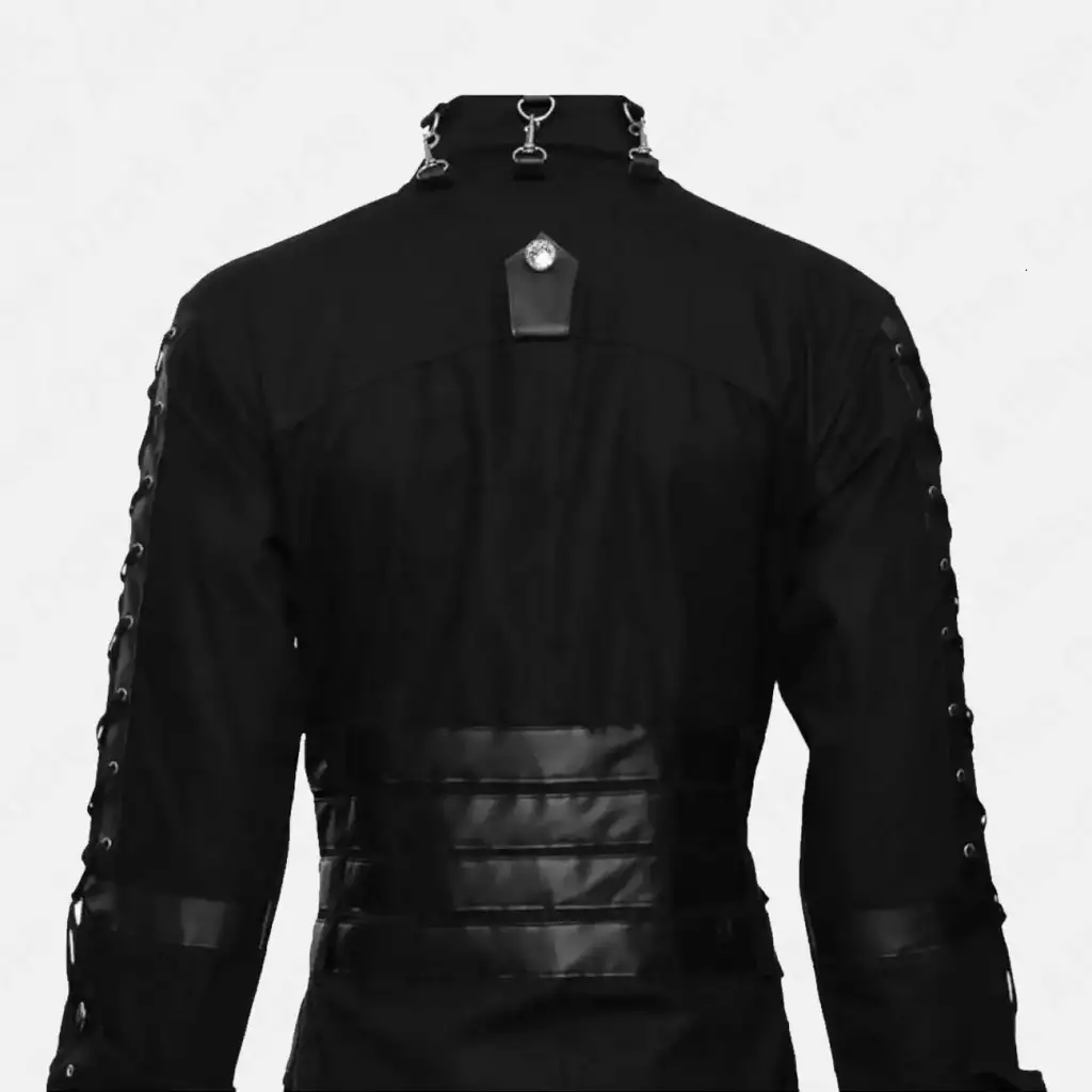 Men Hellraiser Vampire Long Gothic Coat | Steampunk Full Length Dark ...